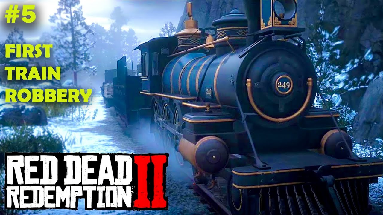 First Train Robbery Is Insane 😱 | RDR 2 Episode #5 - YouTube