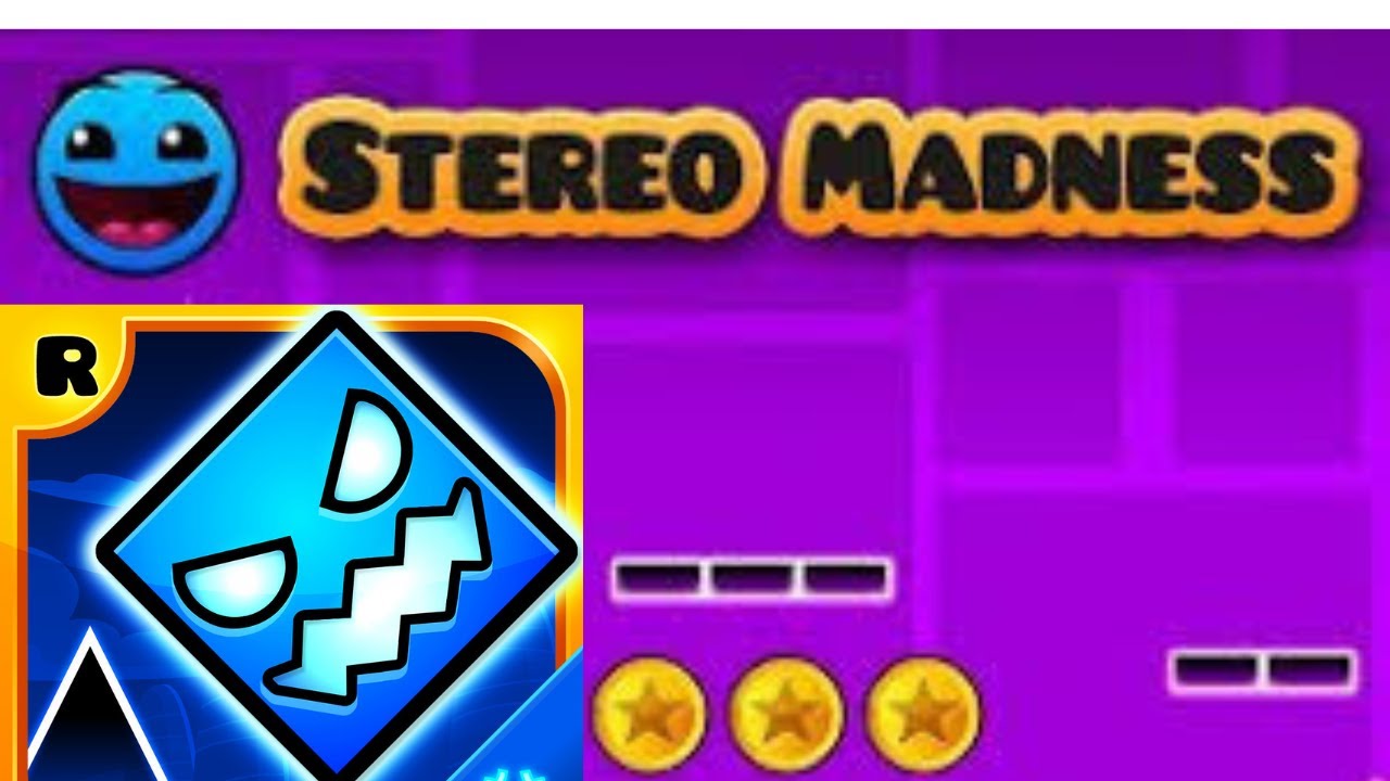 Geometry Dash - I crossed Level 1 (Stereo Madness) in just six minutes ...