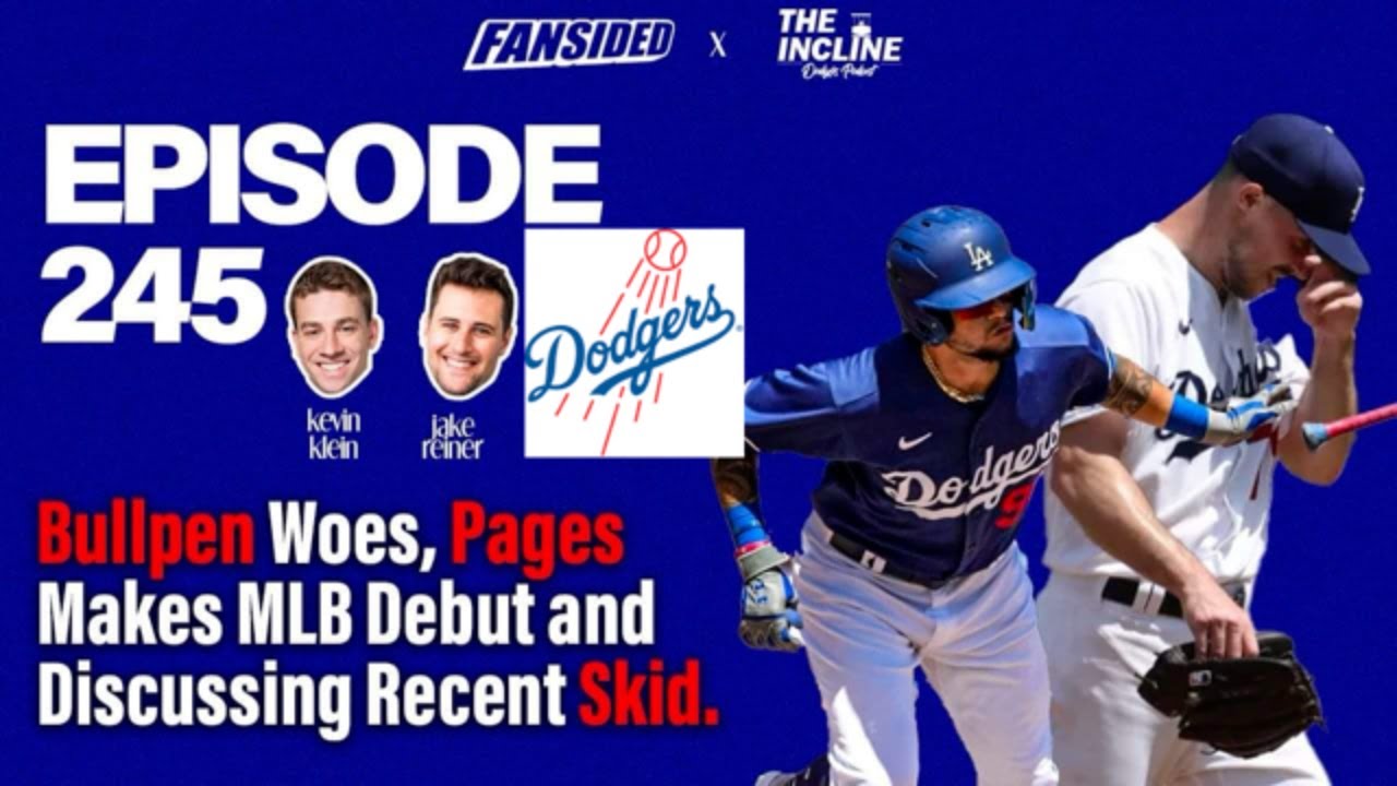 Andy Pages MLB Debut, Dodgers Bullpen & Recent Skid - YouTube