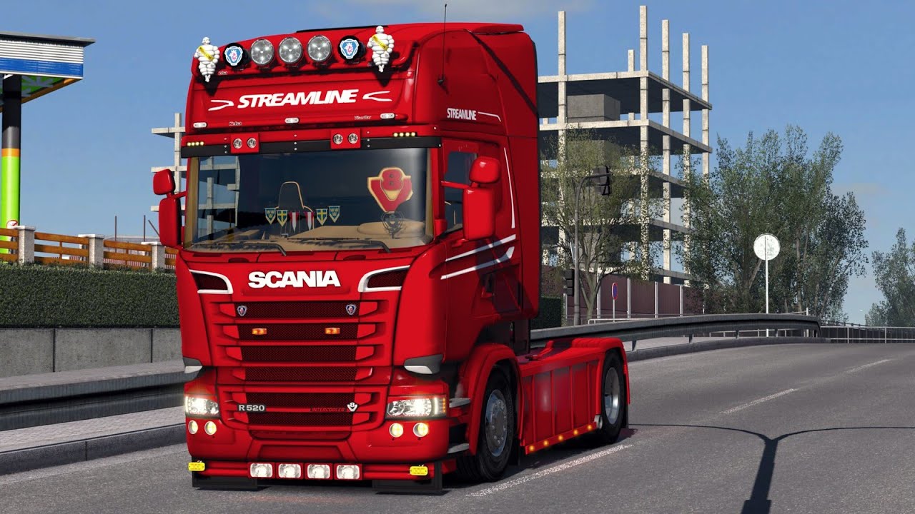 SCANIA V8 FRED ETS2 Read Description - YouTube