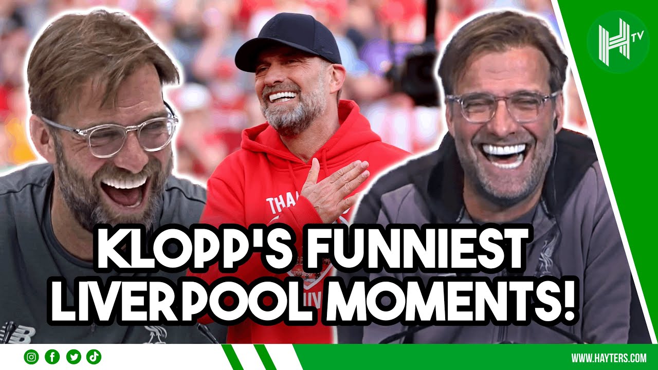 FUNNIEST Jurgen Klopp moments | 10 years since he joined Liverpool 😂 ...