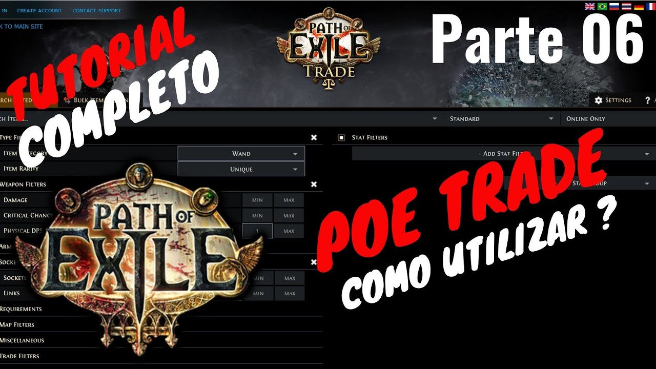 Tutorial Completo - Poe Trade - Como Utilizar - Parte 06 | Path of ...