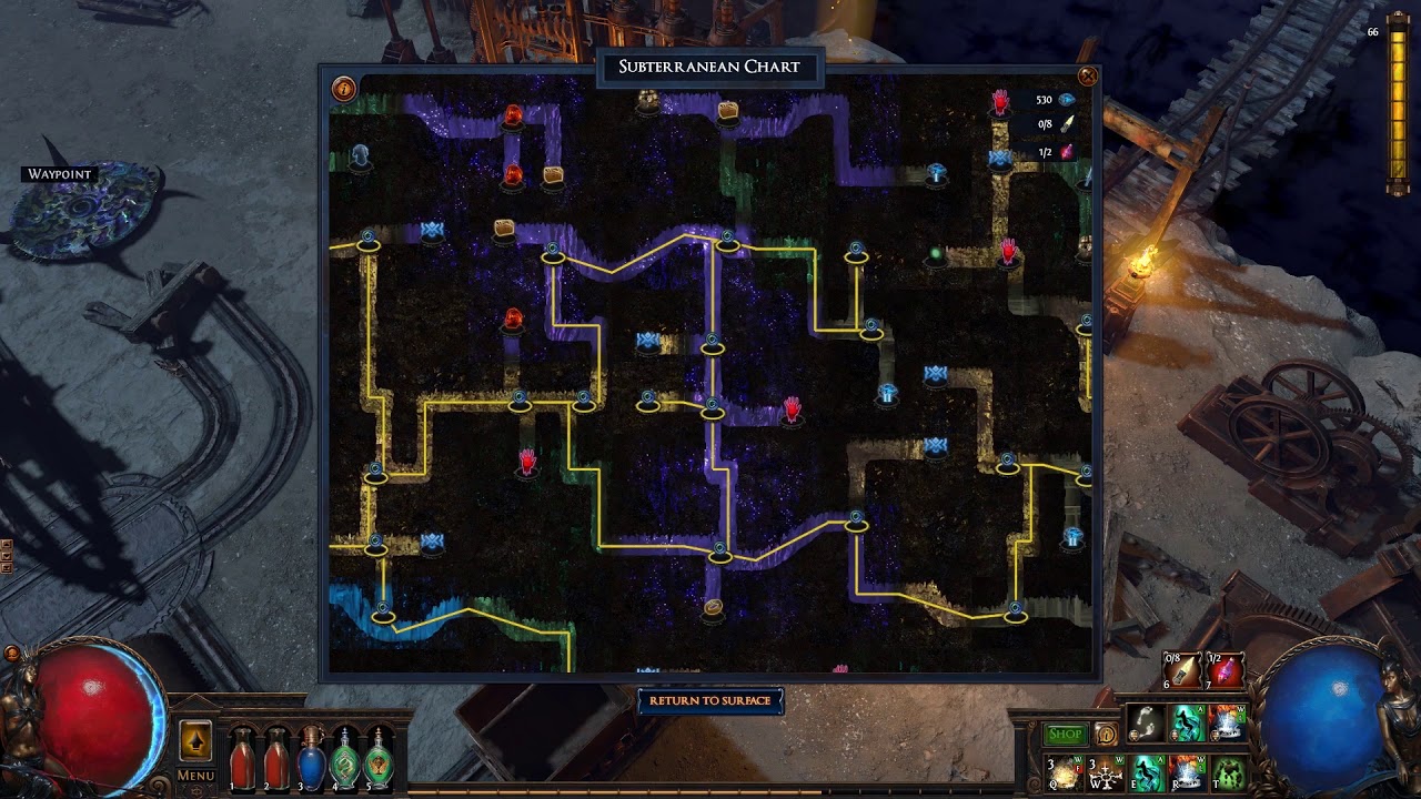 Path of Exile Delve Map - YouTube