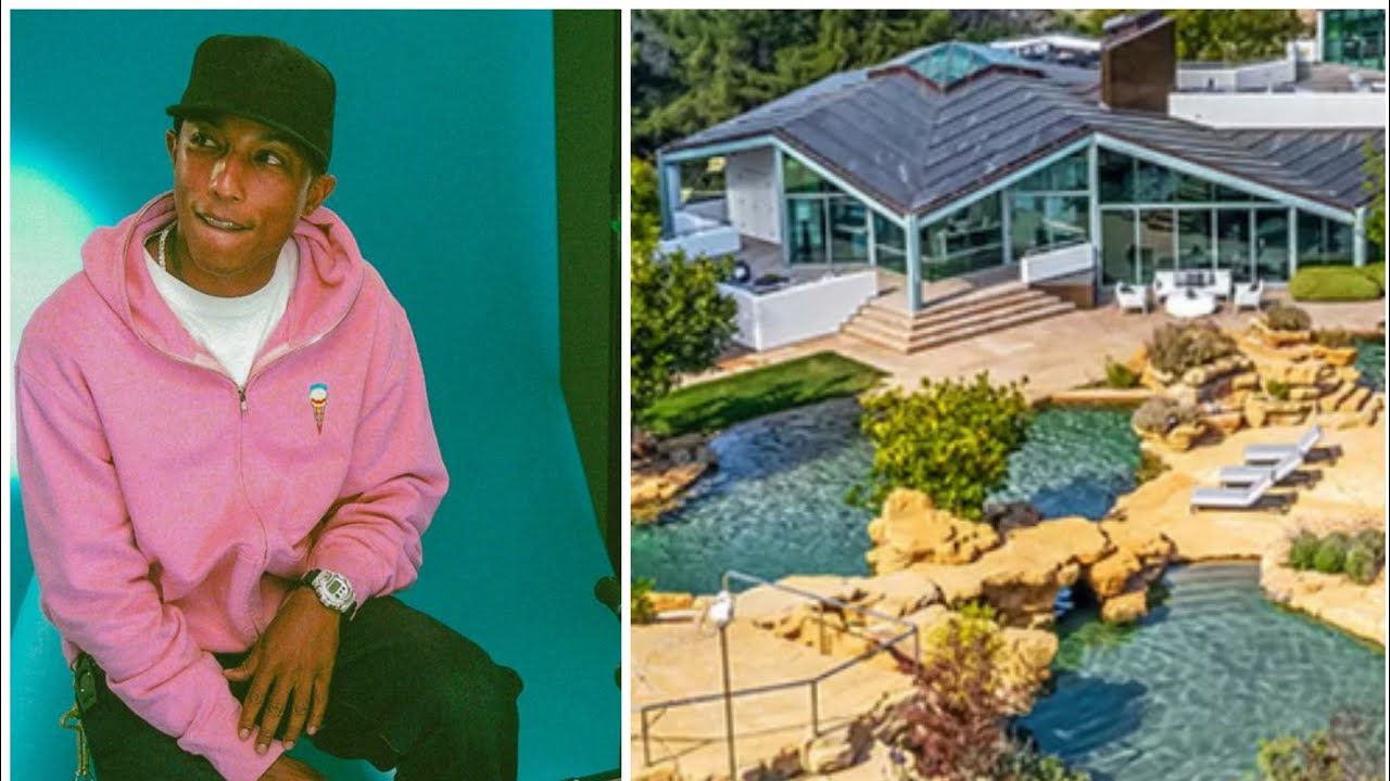 pharrell Williams house tour in Beverly Hills $17 million - YouTube