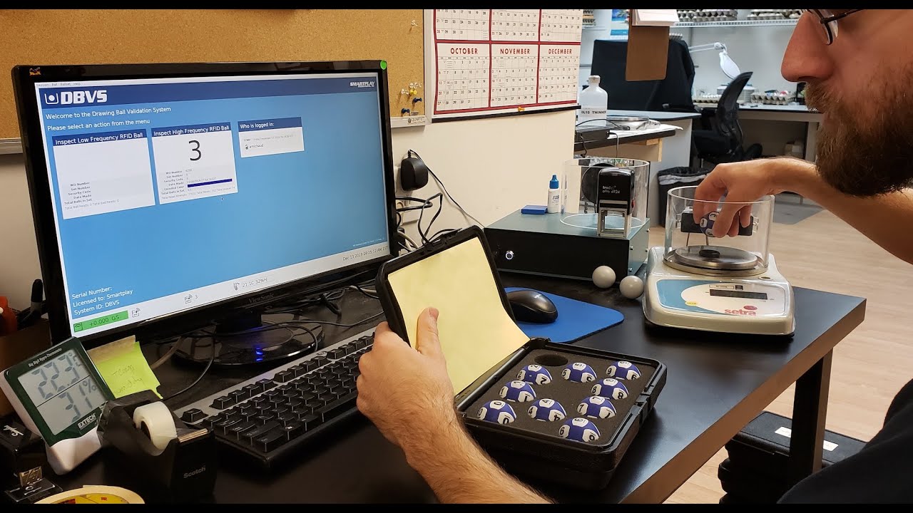 Lottery Ball Validation System - YouTube