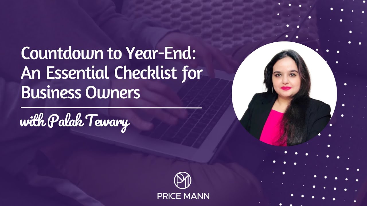 Countdown to Year End: An Essential Checklist for Business Owners - YouTube
