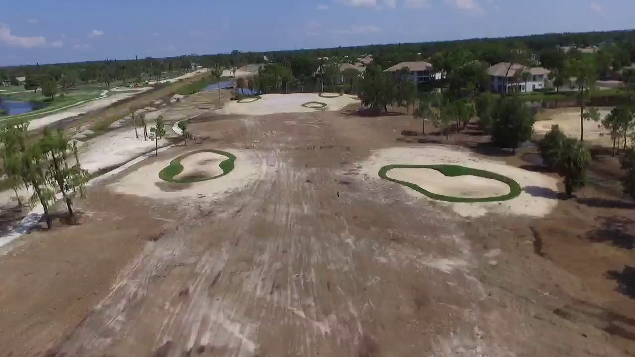 Estero Country Club Golf Course Restoration Update 14.1 - YouTube