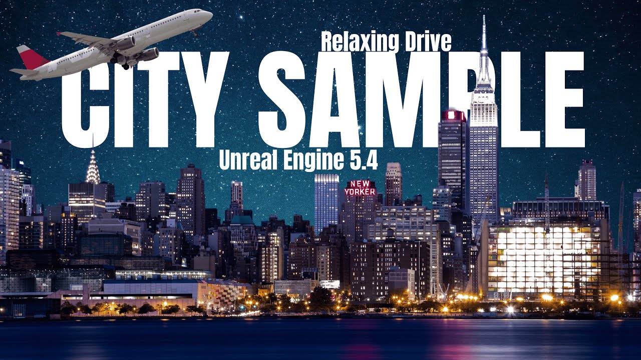 City Sample UE5 | Chill Car Ride - YouTube