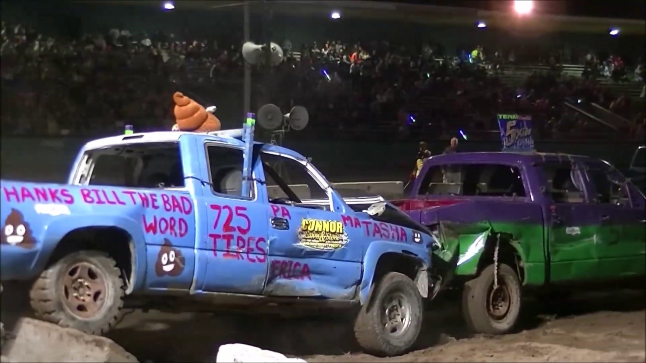 2019 BELLEVILLE DEMO DERBY TRUCK FEATURE - YouTube