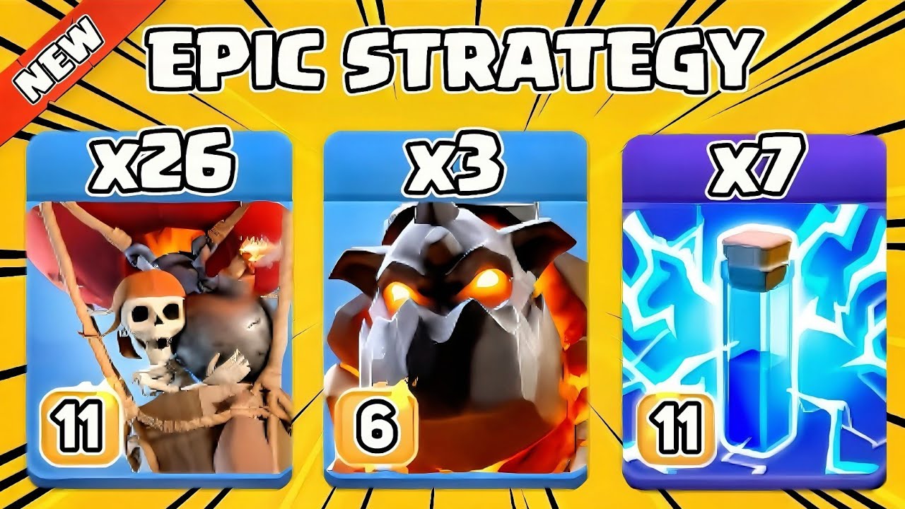 LAVALOONS + LIGHTNING SPELL = UNSTOPPABLE ATTACK STRATEGIES AT TH 16 IN ...
