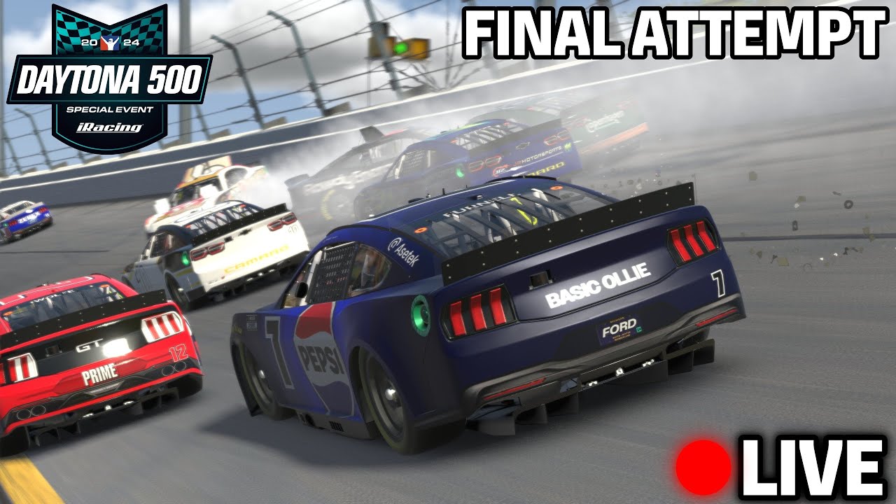 iRacing Special Event - Daytona 500 (FINAL ATTEMPT) - YouTube
