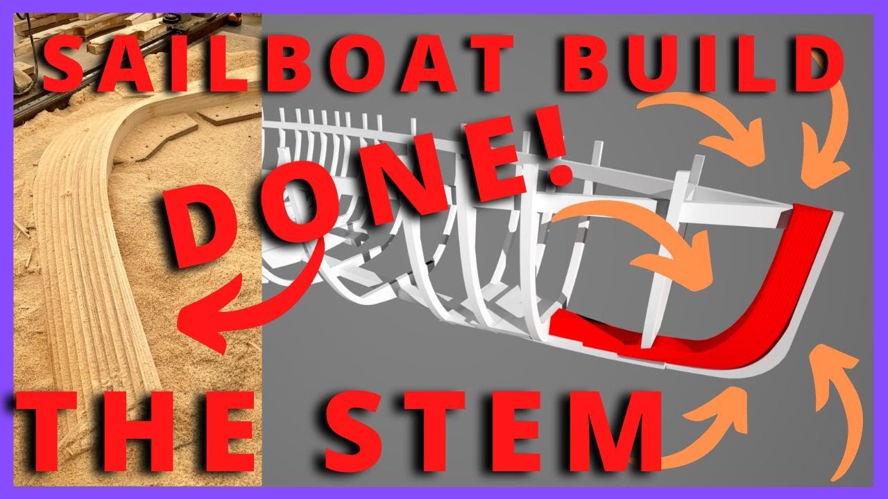 CNC-machining wooden sailboat Stem! pt3 - ep.59 Project SeaCamel - YouTube