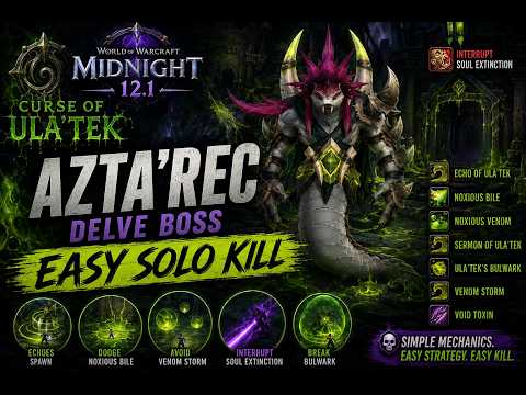 Azta'rec ?? Delve Nemesis Boss Guide QUICK EASY KILL | Midnight 12.1 Season 2