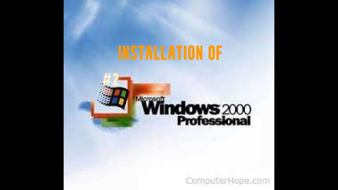 Windows 2000 proffesional setup/install on windows 10/8/8.1/7 64 bit ...