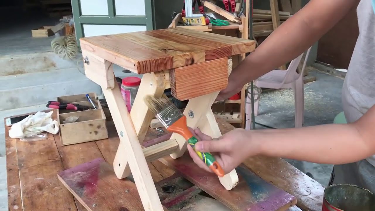 Woodworking idea for beginners // How To Make Folding Folding Chair Is ...
