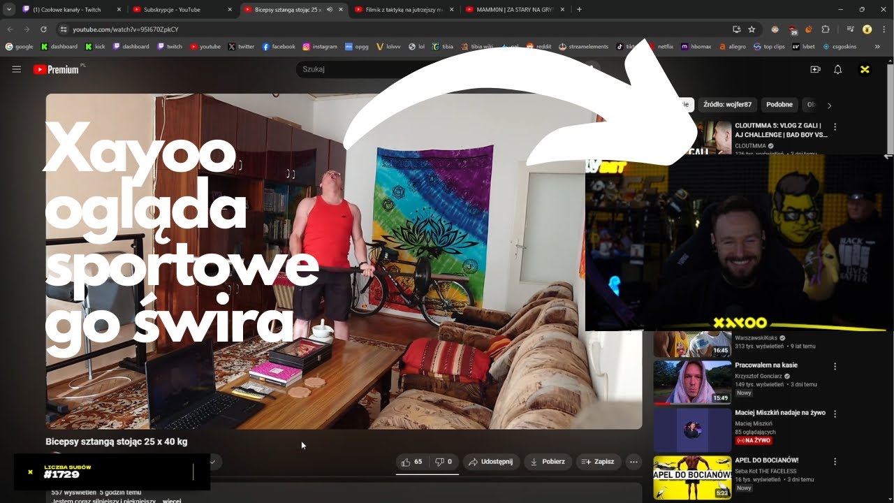 Xayoo ogląda sportowego świra I XAYOO SHOTY I XAYOO INDUSTRIES I - YouTube