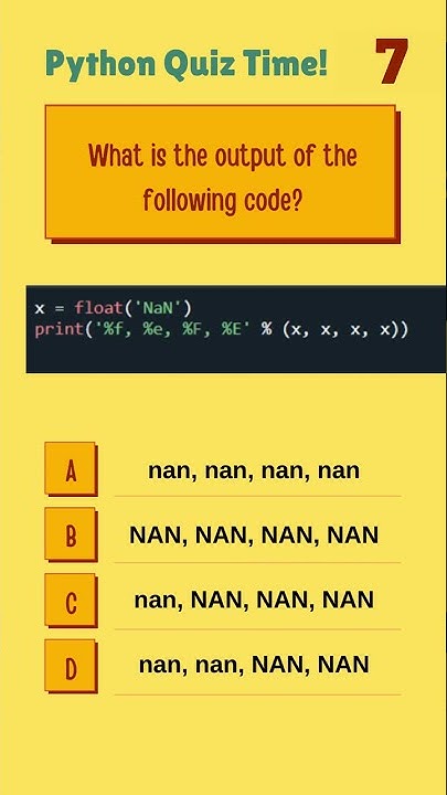 Programming Quiz | Python Quiz #4 - YouTube
