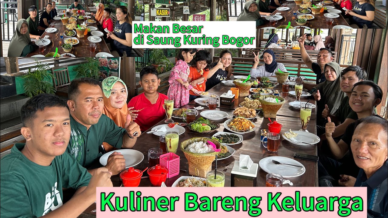 Makan besar di Saung Kuring Bogor - YouTube