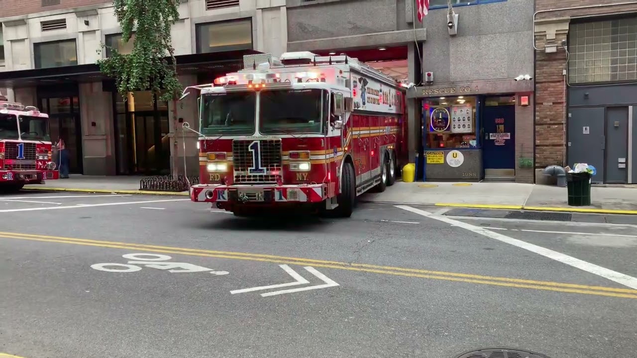 FDNY Rescue 1 ***Brand New Rig*** - YouTube