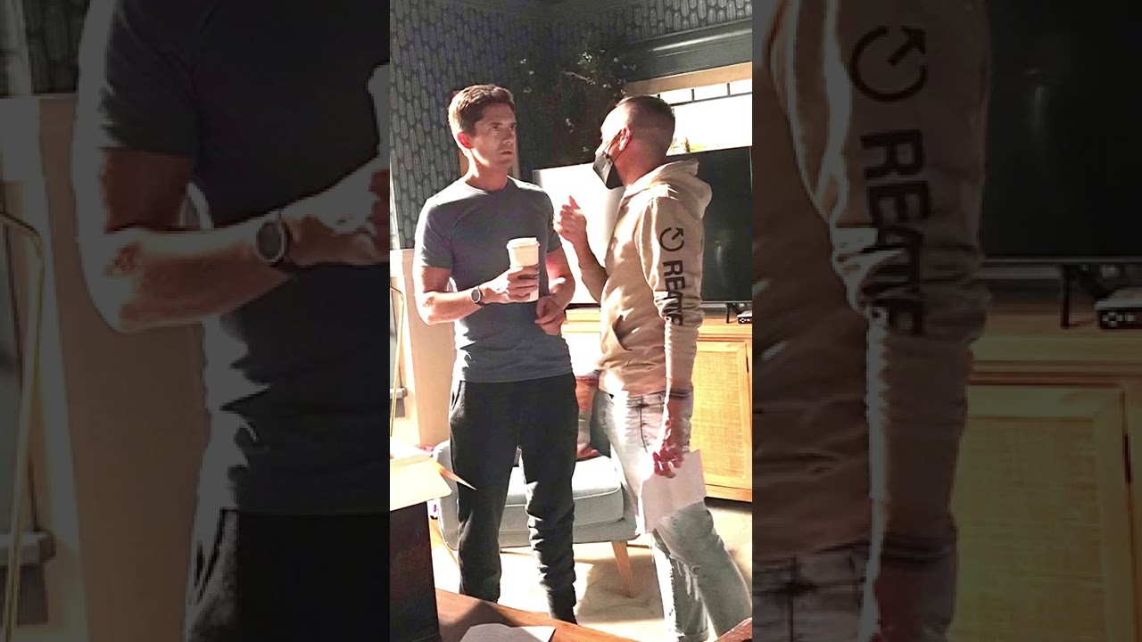 Love scene rehearsal with Topher Grace and Stef Nico (Home Economics ...