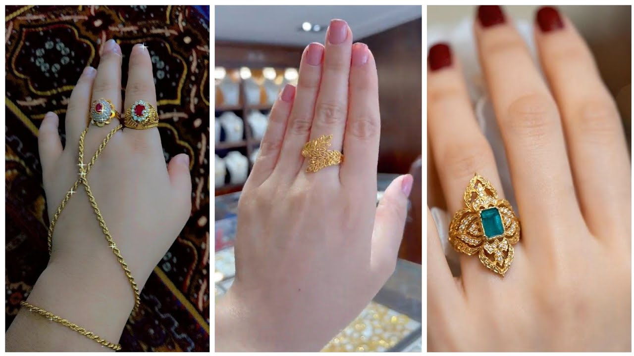 gold latest rings designs/gold rings designs collection 2024/bridal ...