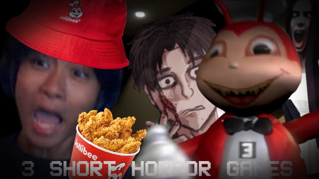 someone made a JOLLIBEE horror game... | 3 Short Horror Games - YouTube