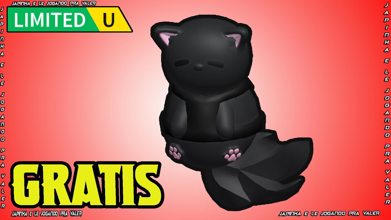Transportador de gato preto bonito Limited UGC GRÁTIS NO ROBLOX FREE ...