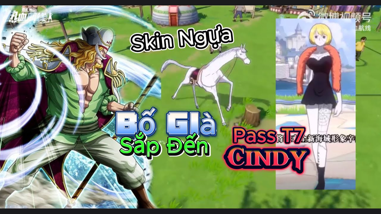 ONE PIECE FIGHTING PATH PASS T7 CINDY - SKIN NGỰA TRẮNG & CÁC SỰ KIỆN ...