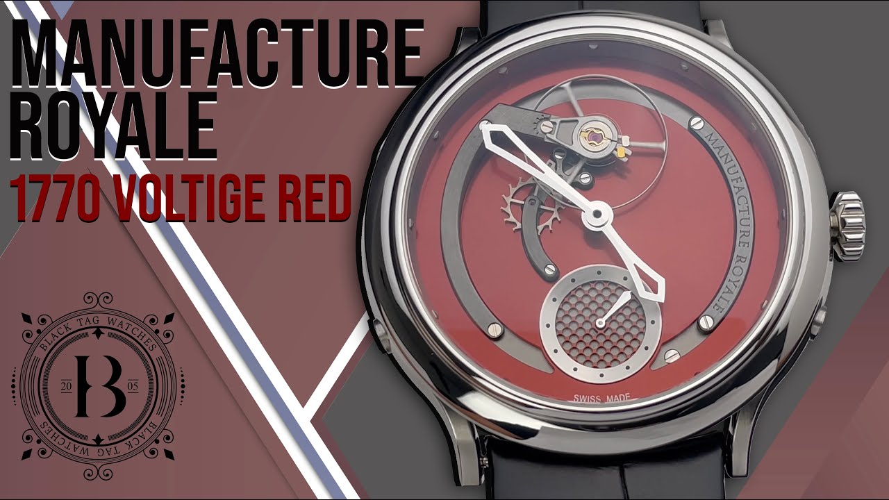Manufacture Royale 1770 Voltige Red 770VT45.01.R - YouTube