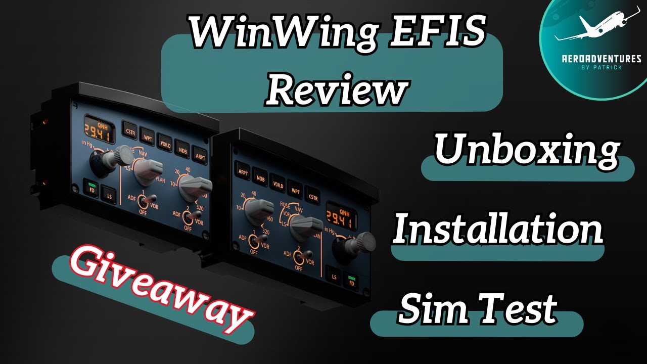 WinWing EFIS Review: Installation + Sim Test & Giveaway! - YouTube