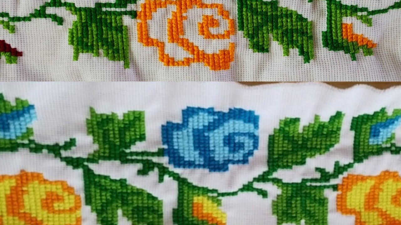 🌹Greca Grande De Flores💛🌹 - YouTube