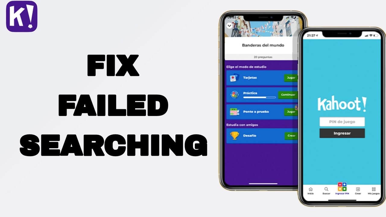 How To Fix And Solve Failed Searching On Kahoot! App | Final Solution ...