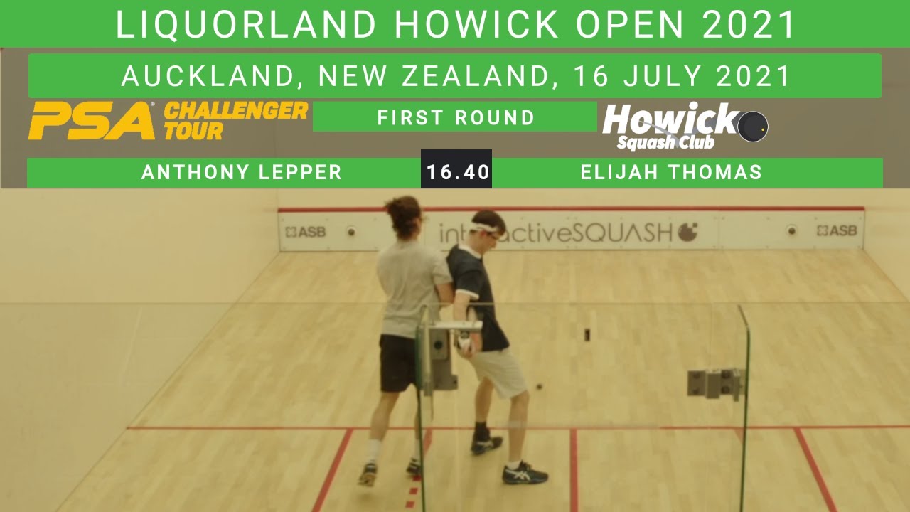 PSA CHALLENGER TOUR MATCH | ELIJAH THOMAS v ANTHONY LEPPER | LIQUORLAND ...