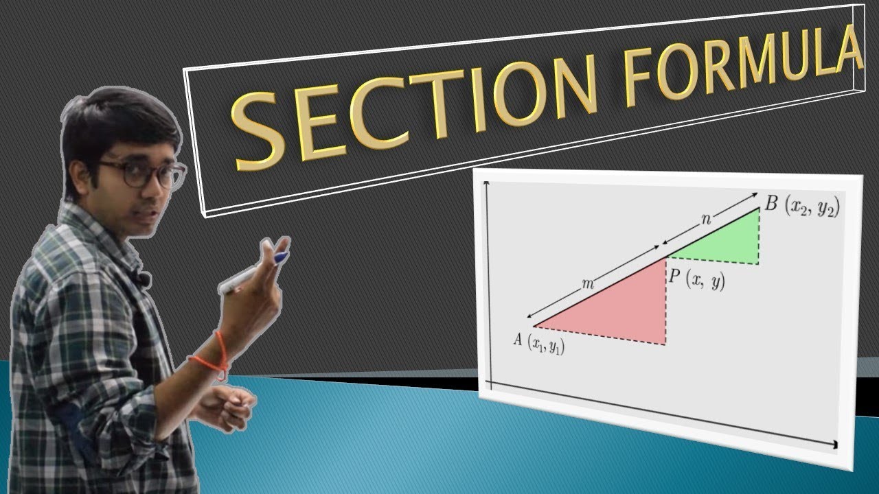 SECTION FORMULA || internal division of a line segment||COORDINATE ...