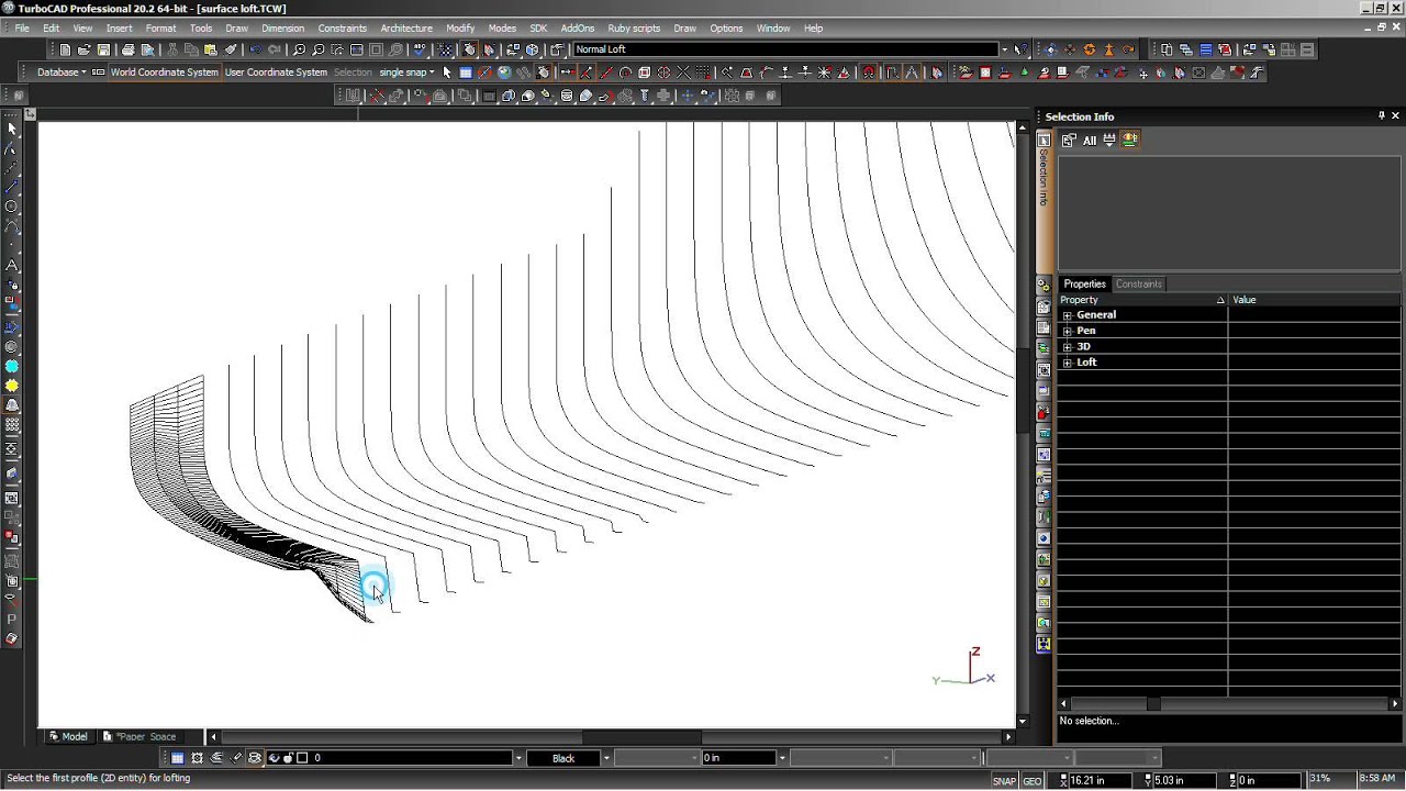 Surface loft - YouTube