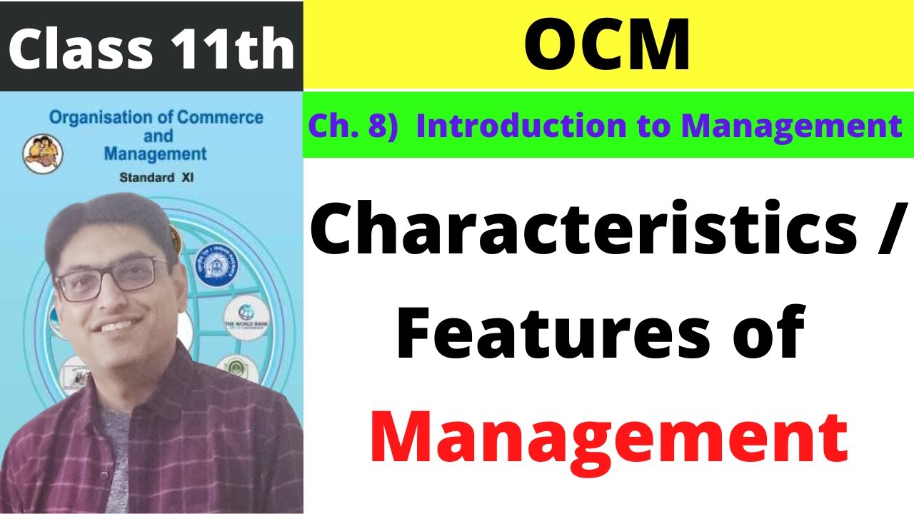 Characteristics / Features of Management - YouTube