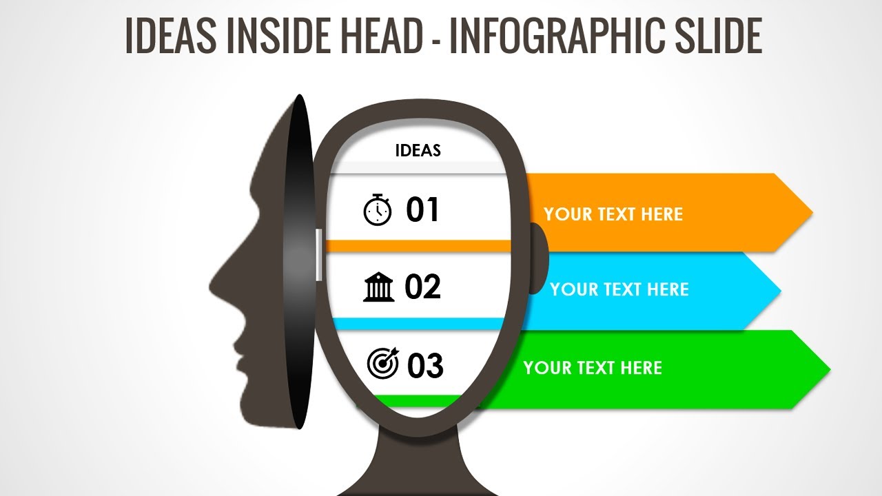 3 Options Infographic Slide in PowerPoint - YouTube