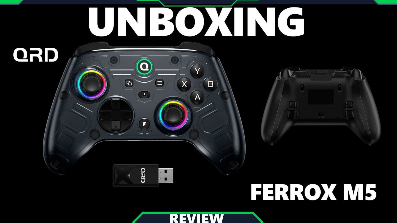 Unboxing review del QRD Ferrox M5, pad de XBOX/PC/IOS/SWITCH/ANDROID ...