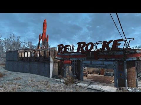 Fallout 4 - Red Rocket Settlement - YouTube