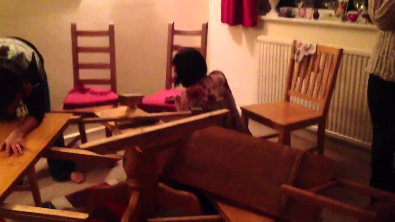 Table dancing all gone wrong - YouTube