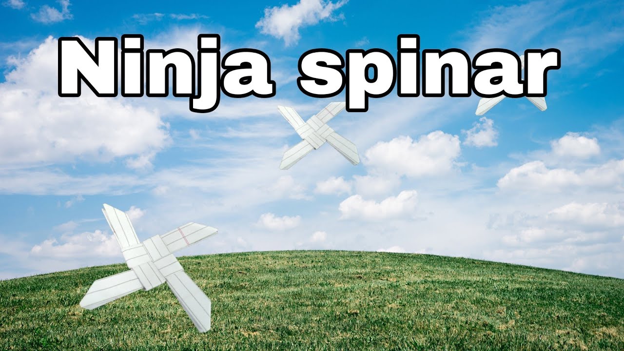 haw to make a ninja spinar//pepar spinar//techno spinar @techno pepar ...