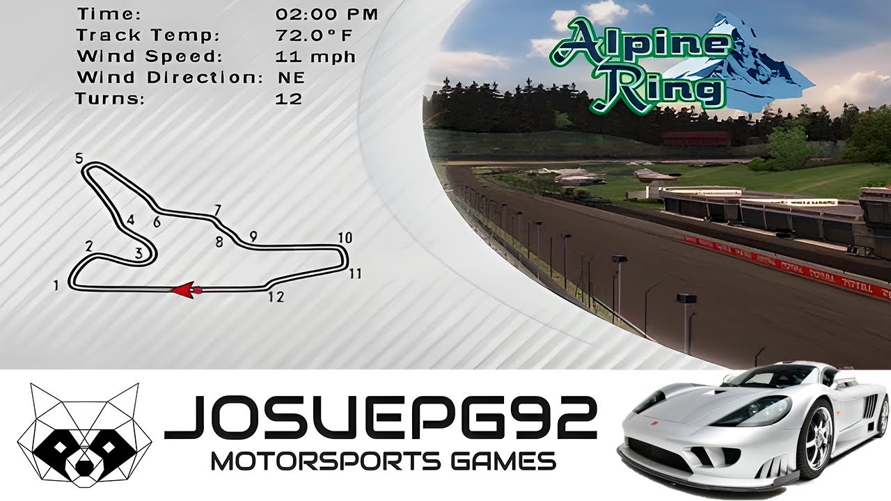 Alpine Ring Custom Performance 1 2 Forza Motorsport INSIGNIA XBOX CLASICA - YouTube