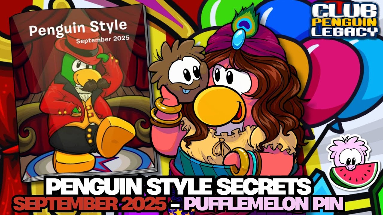 🎡 SEPTEMBER 2025 PENGUIN STYLE SECRETS + 🍉 PUFFLEMELON PIN! | Club ...