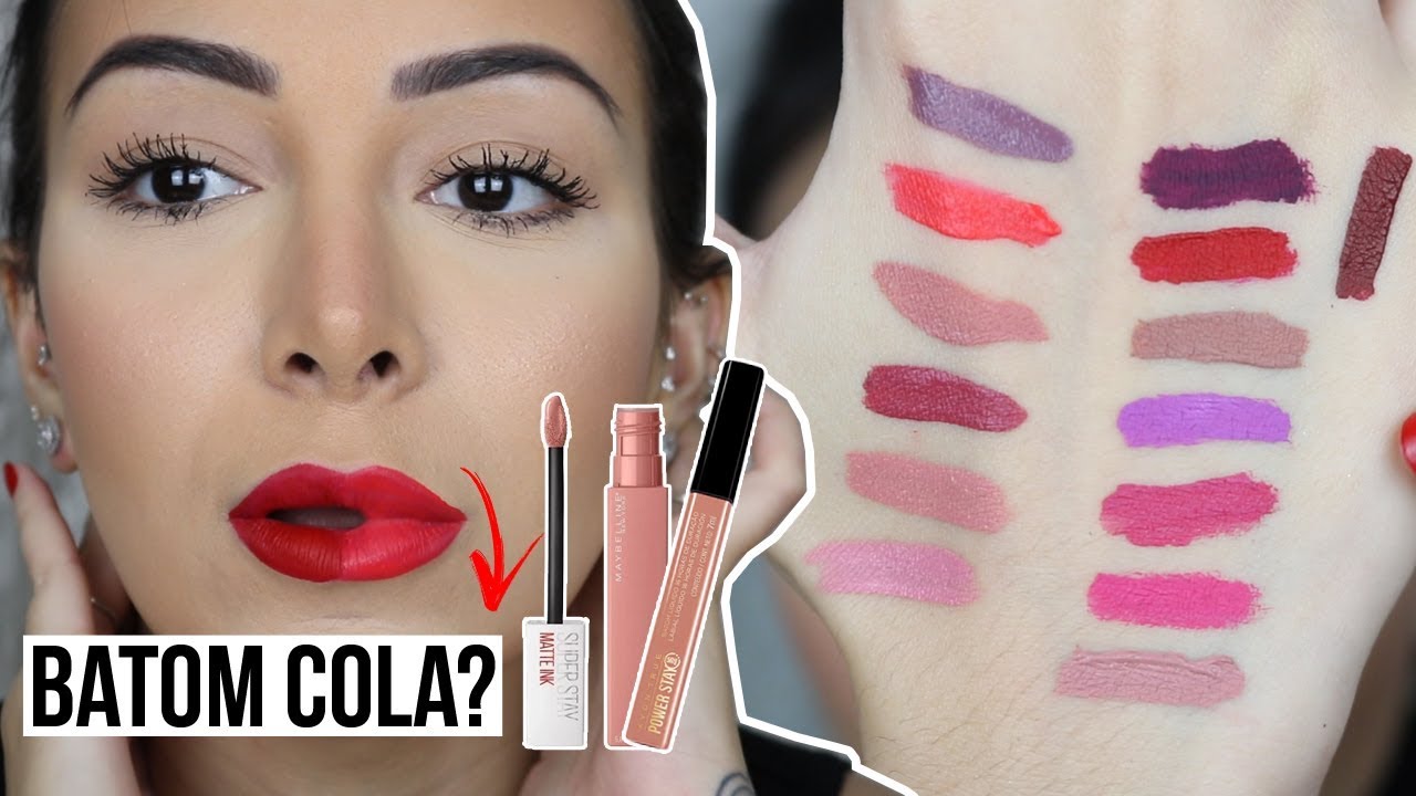 QUAL O MELHOR? POWER STAY (AVON) X SUPER STAY (MAYBELLINE) - YouTube