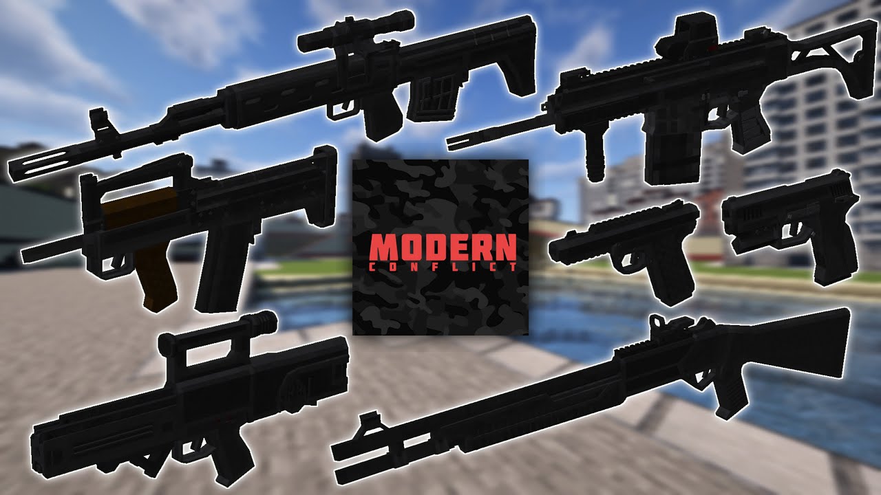 Minecraft VPB Modern Conflict: Rearmed Gunpack - All Weapons Showcase ...