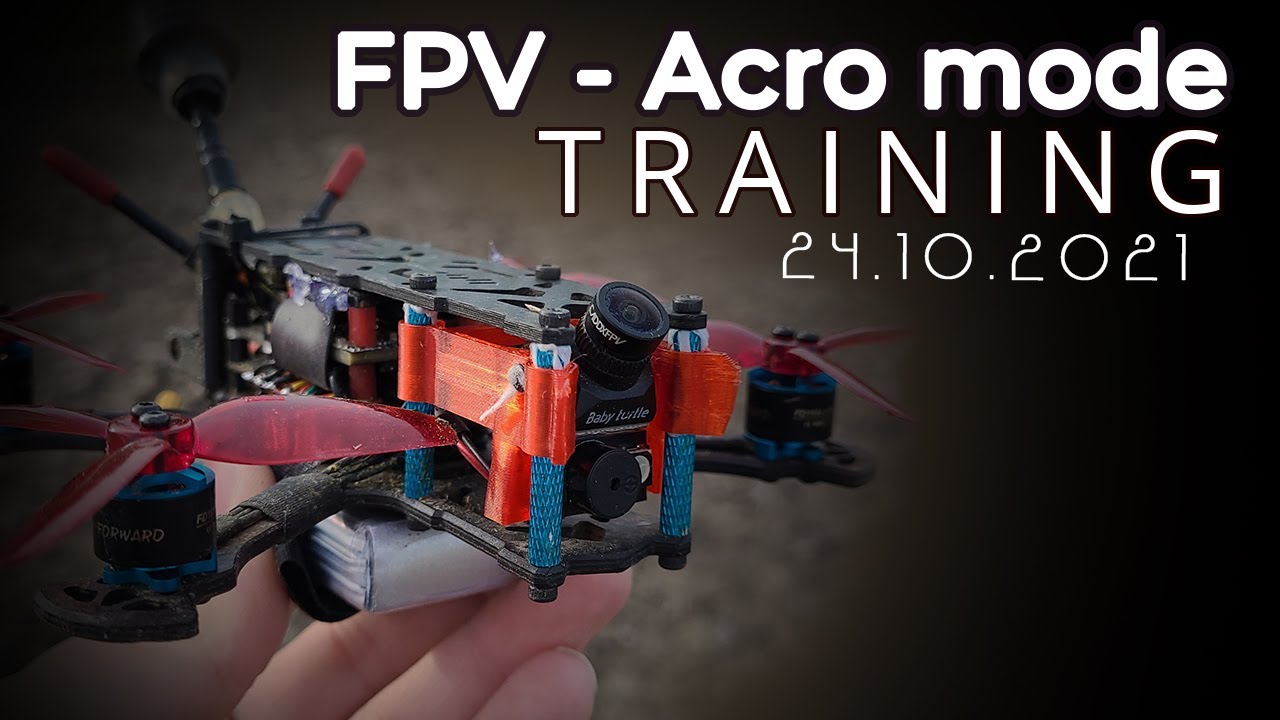 Drone FPV - Acro mode Training 08 - Modded HGLRC Sector 132mm - YouTube