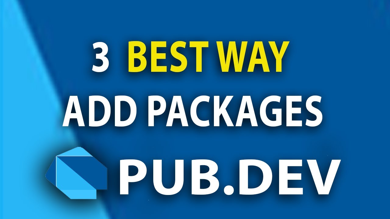 3 Best Way Add Dependency in Flutter Vscode | Android Studio - YouTube