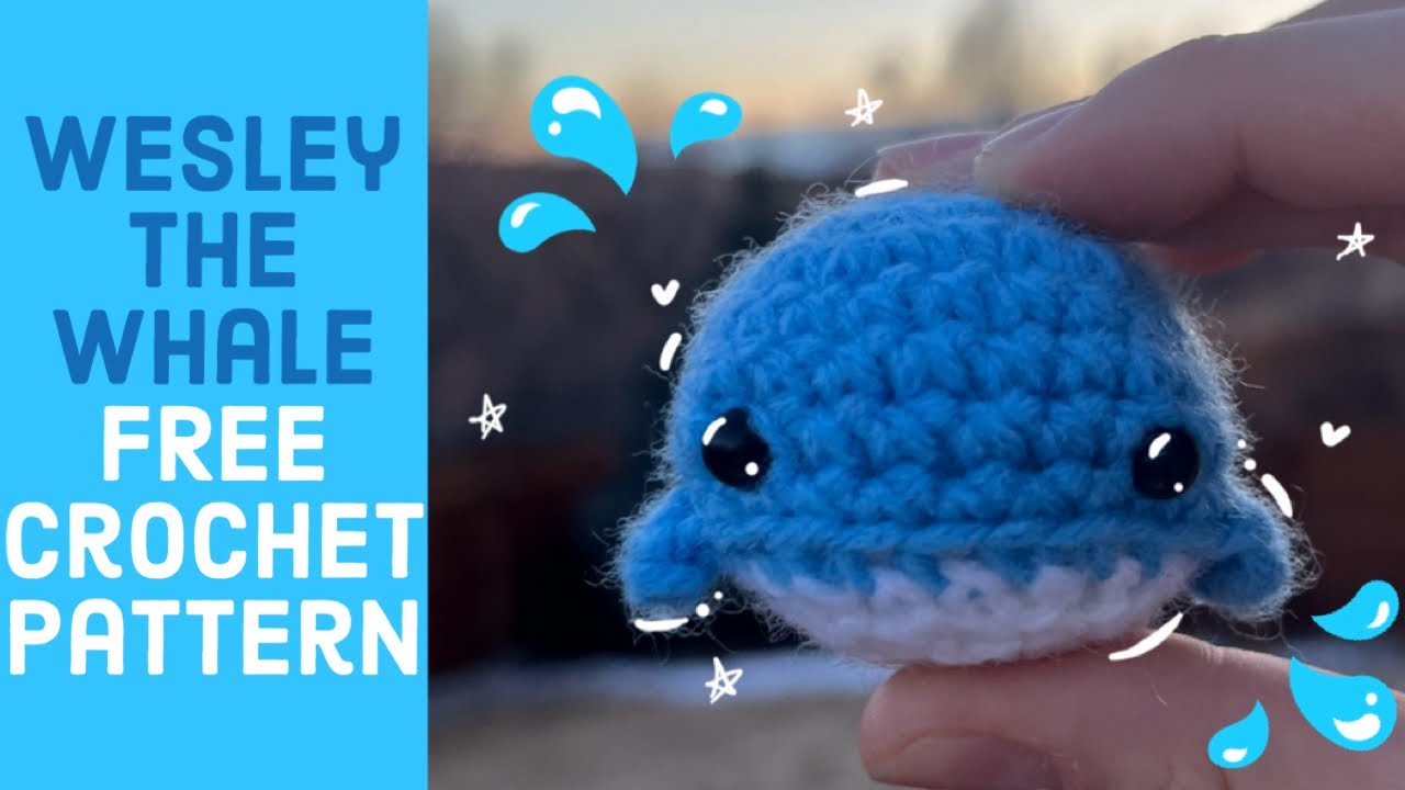 EASY & FAST Whale Crochet Pattern for Beginners - YouTube