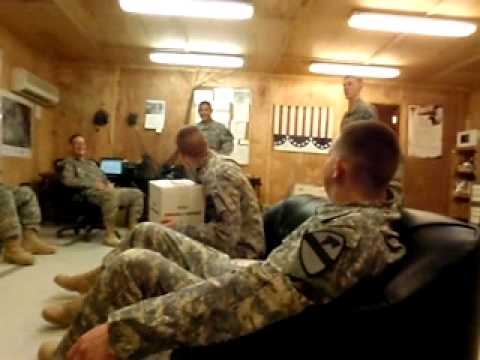 Smoke pranks soldier with fart machine - YouTube